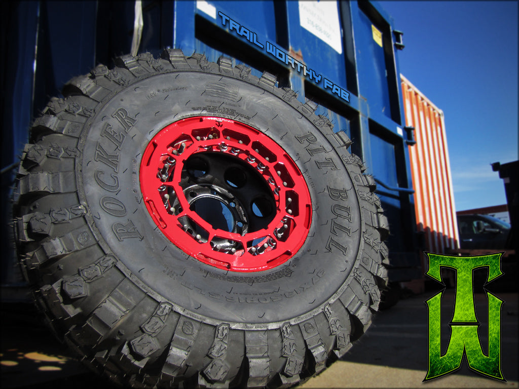 24 Bolt Custom Hummer Wheel / Tire Combo – Trail Worthy Fab